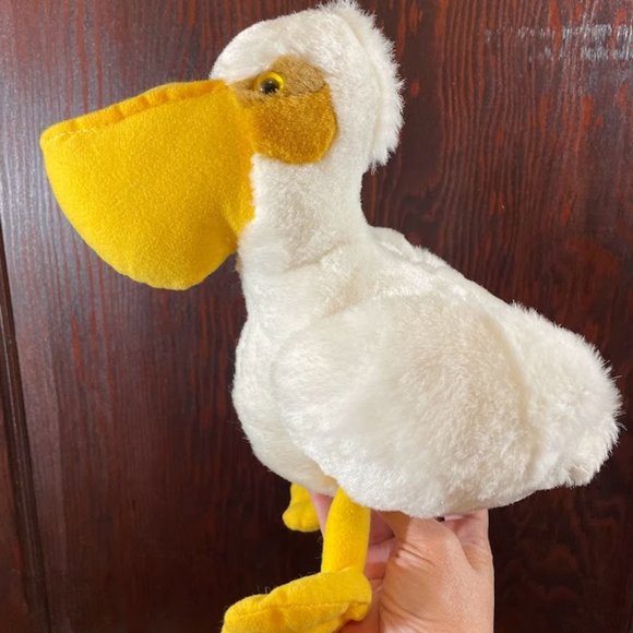 Odysseas | Toys | White Pelican Plush Yellow Beak And Feet By Odysseas ...